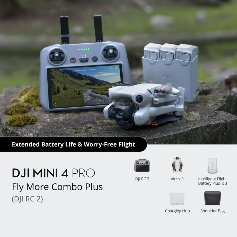 Dji Mavic 4 Pro DJI Mini 4 Pro Fly More Combo Plus With DJI RC 2 - 4K ...